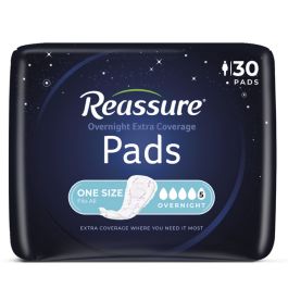 Reassure Extra Coverage Overnight Pad | Women's Pads